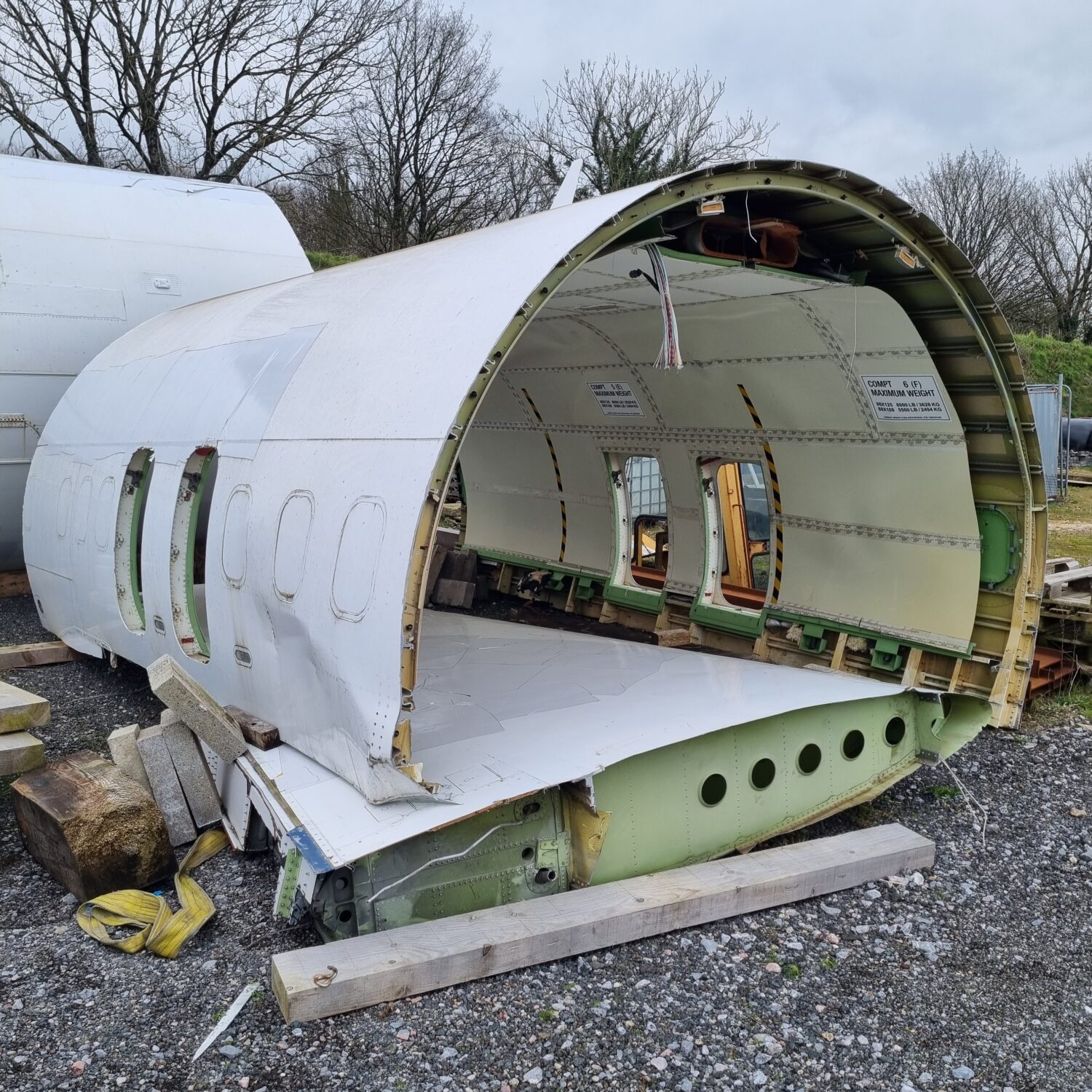 Boeing 737 Fuselage Canopy Section from GB Salvage